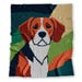 100 × 120 Squares Beagle Hunting Dog C2C Crochet Blanket Pattern, Pixel ...