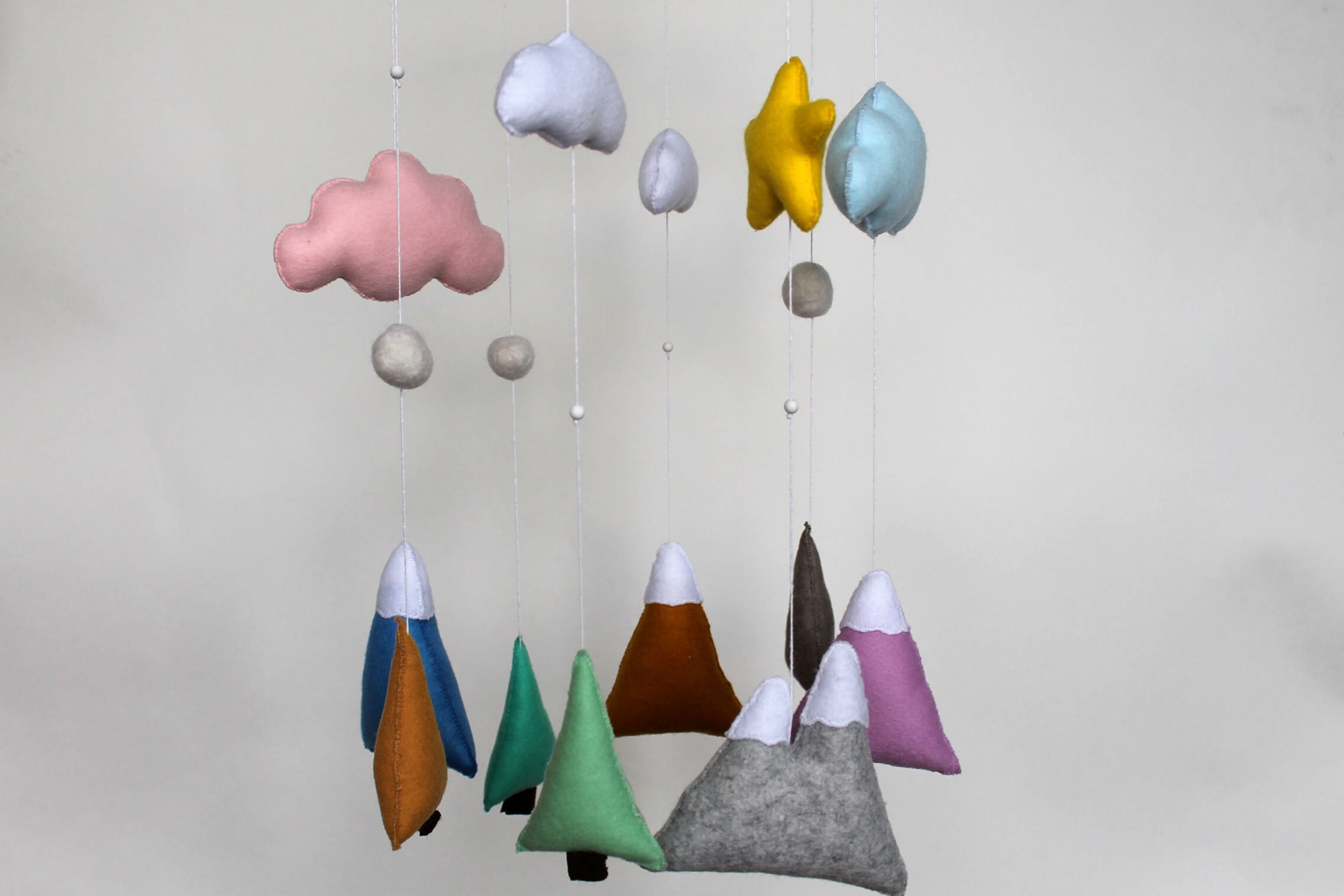Mountain Mobile Baby Mobile Mountain Baby Boy Mobile Woodland Mobile ...