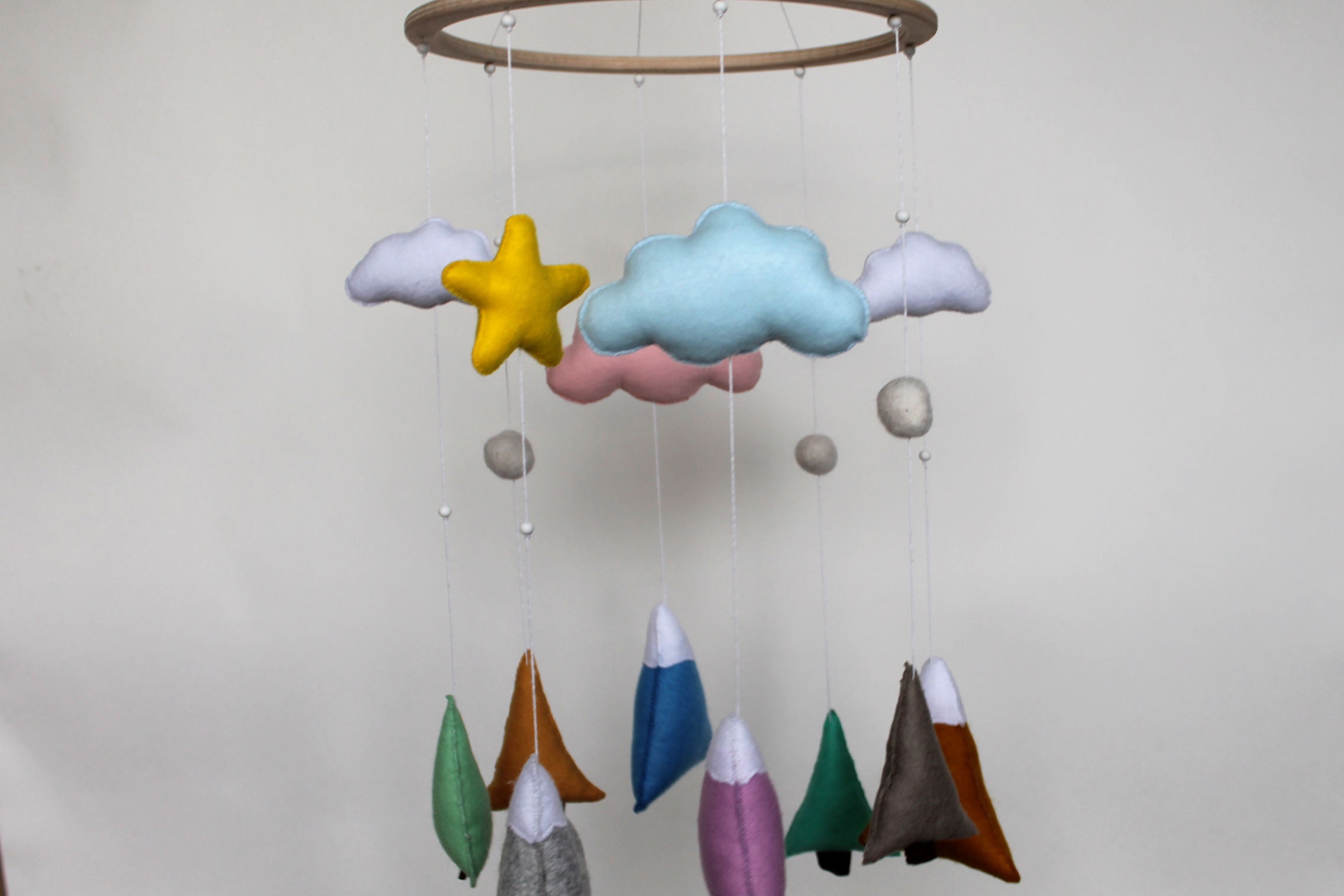 Mountain Mobile Baby Mobile Mountain Baby Boy Mobile Woodland Mobile ...