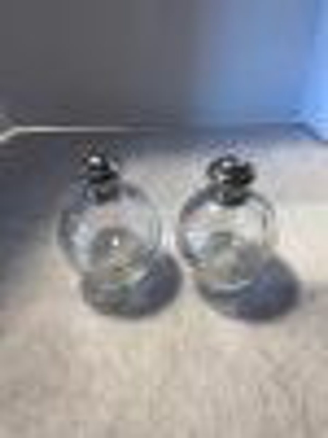 Beautiful Vintage I.W. Rice Irice Round Clear Ball Shaped Glass Salt ... Beautiful Vintage I.W. Rice Irice Round Clear Ball Shaped Glass Salt ...