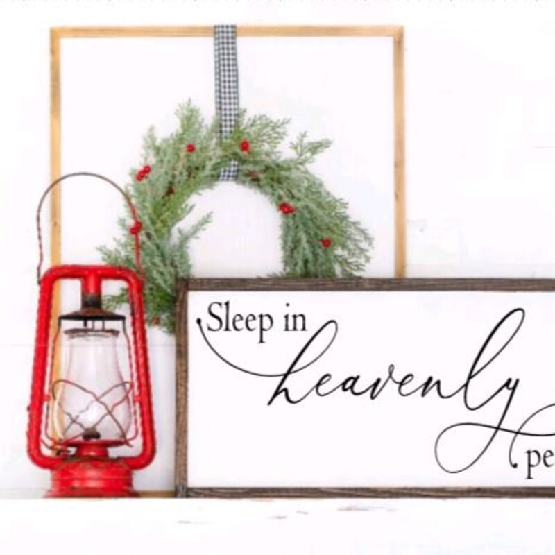 Sleep in Heavenly Peace Sign - Etsy