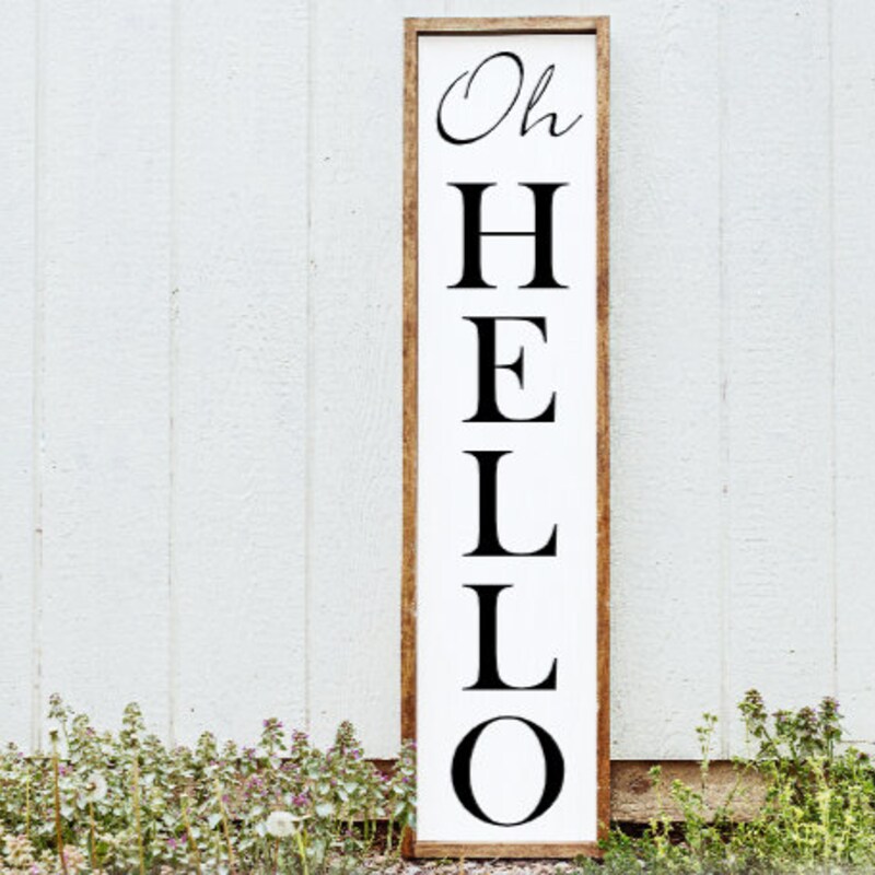 Hello Sign - Etsy