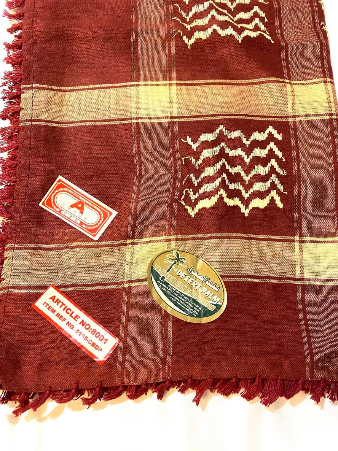 Authentic Keffiyeh Kaffiyeh Kuffiyeh Shemagh - Etsy