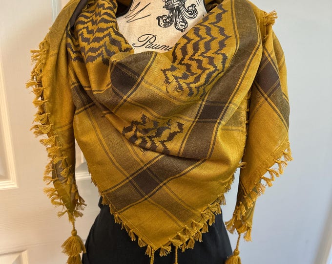 SALE Keffiyeh | Shemagh Jordanian Palestinian Kuffiya | Shmagh | Arab ...