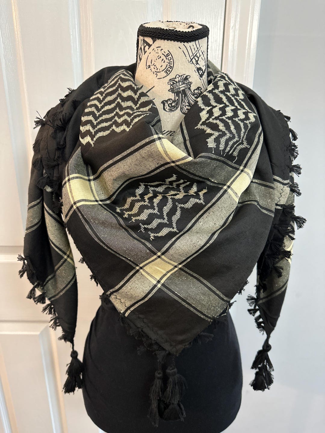 Keffiyeh | Shemagh Jordanian Palestinian Kuffiya | Shmagh | Arab Arafat ...