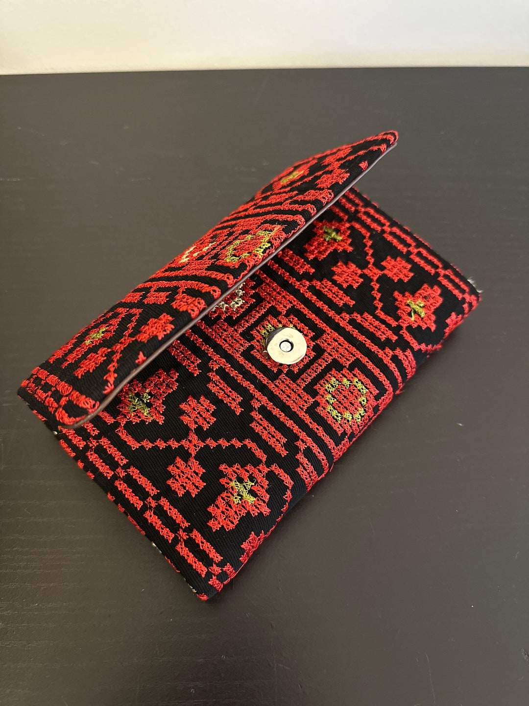 Palestinian Jordanian Tatreez Embroidery Wallet Money Purse - Etsy