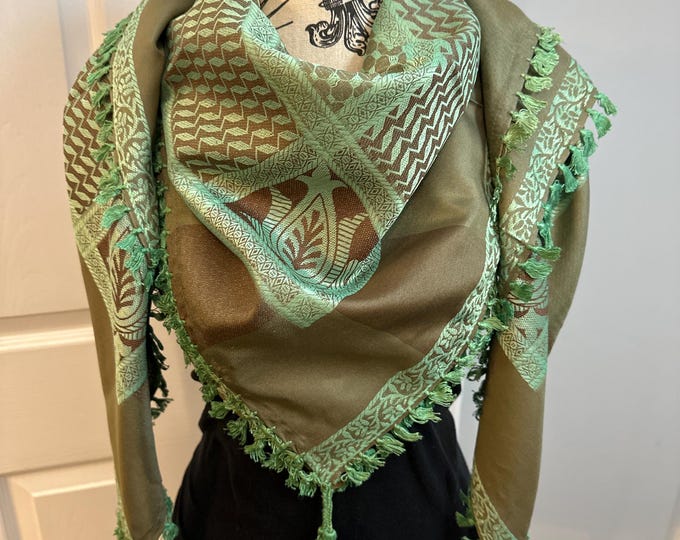 Keffiyeh | Shemagh Jordanian Palestinian Kuffiya | Shmagh | Arab Arafat ...