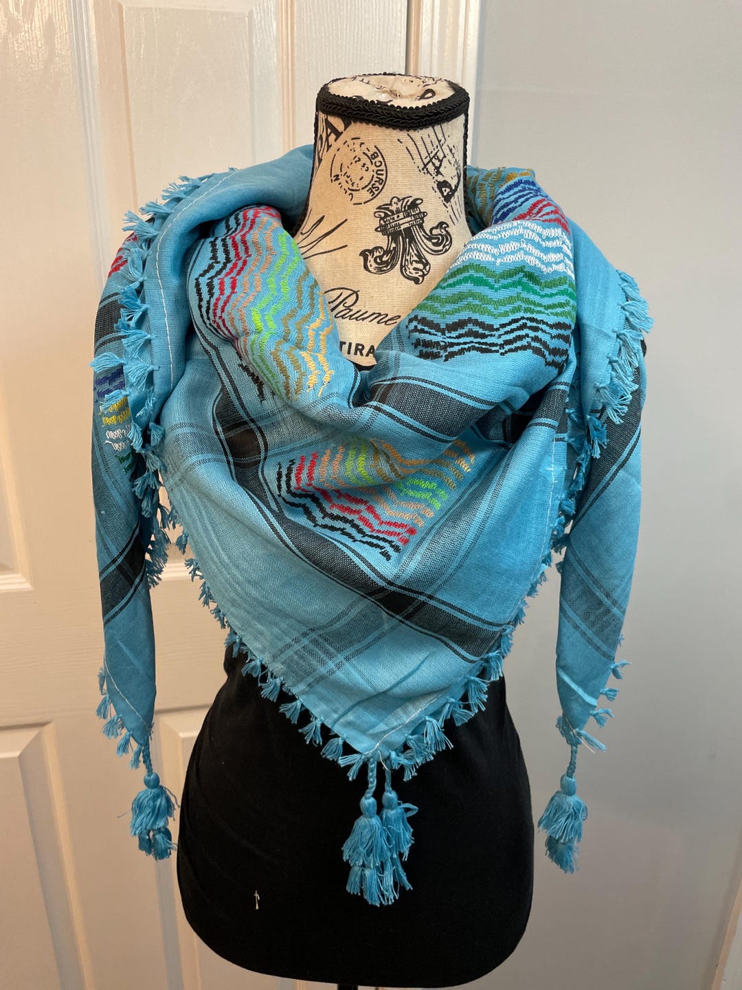 Keffiyeh | Shemagh Jordanian Palestinian Kuffiya | Shmagh | Arab Arafat ...