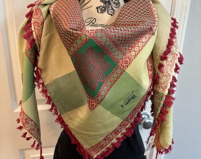 Keffiyeh | Shemagh Jordanian Palestinian Kuffiya | Shmagh | Arab Arafat ...