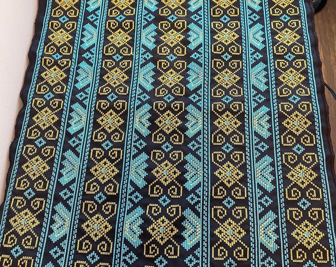 Red and Black Authentic Jordanian/palestinian Tatreez Embroidery, Made ...