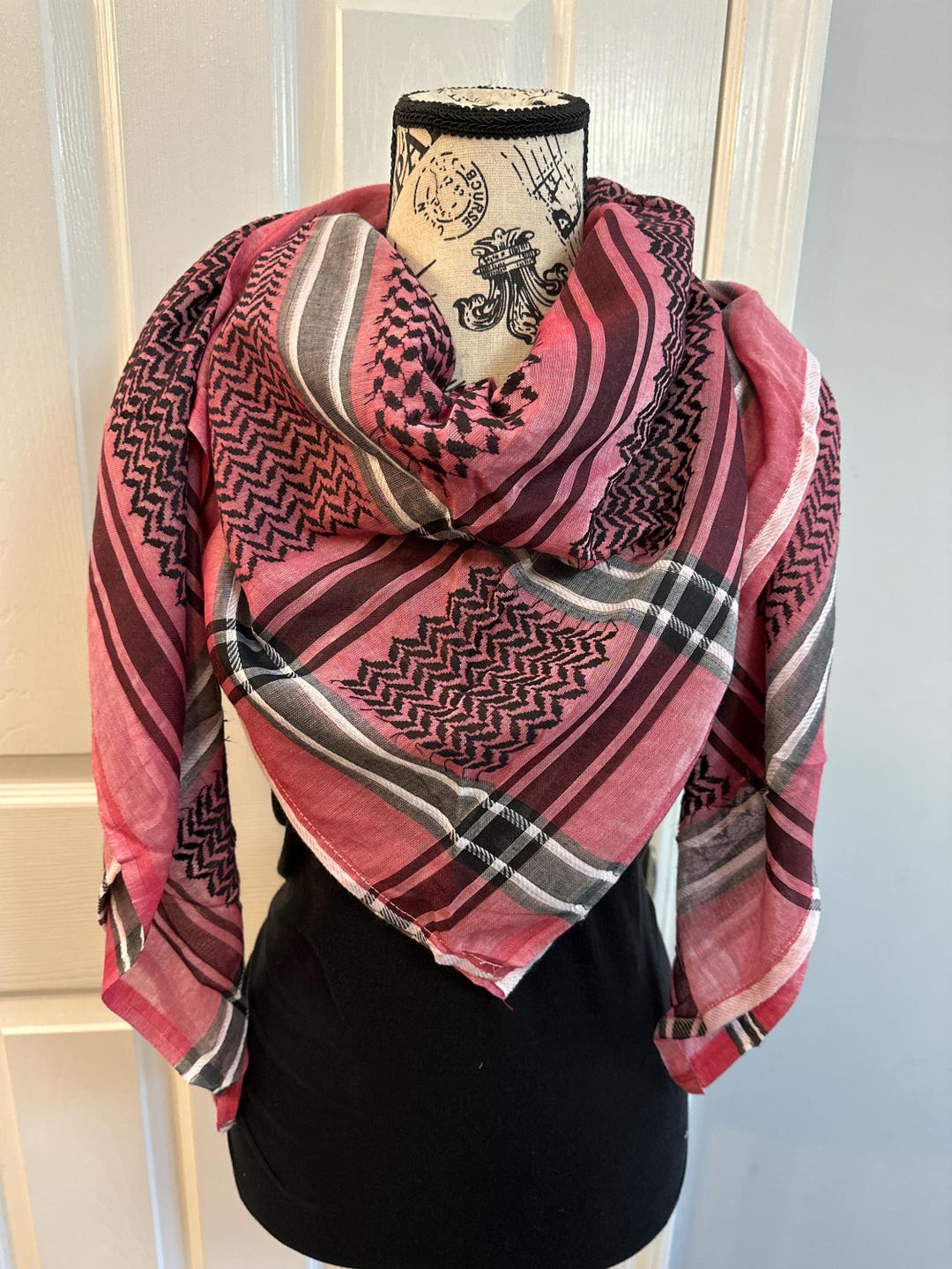 Keffiyeh | Shemagh Jordanian Palestinian Kuffiya | Shmagh | Arab Arafat ...