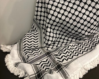 Keffiyeh Shemagh Ghutra High Quality Hadab Hand Tied in Jordan Tactical ...