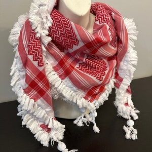 Keffiyeh Shemagh Ghutra High Quality Hadab Hand Tied in Jordan Tactical ...