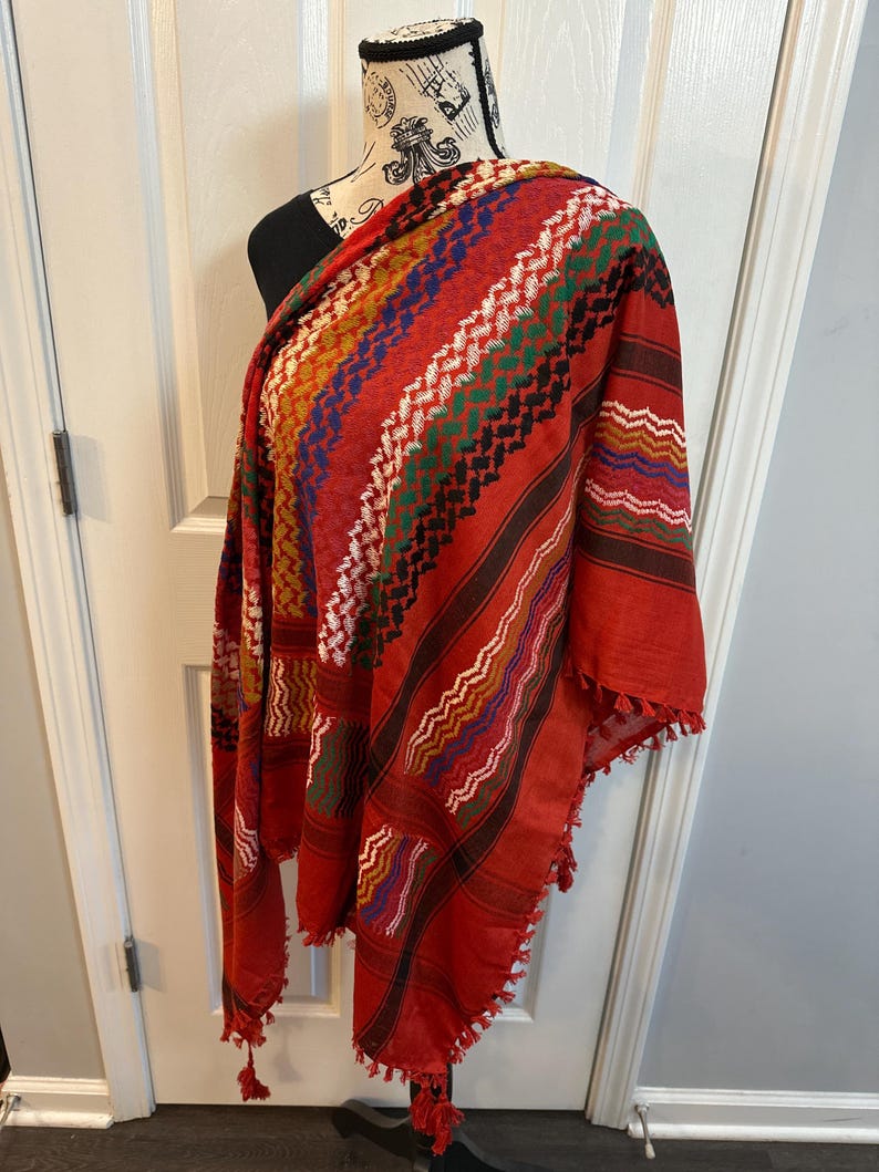 Keffiyeh | Shemagh Jordanian Palestinian Kuffiya | Shmagh | Arab Arafat ...