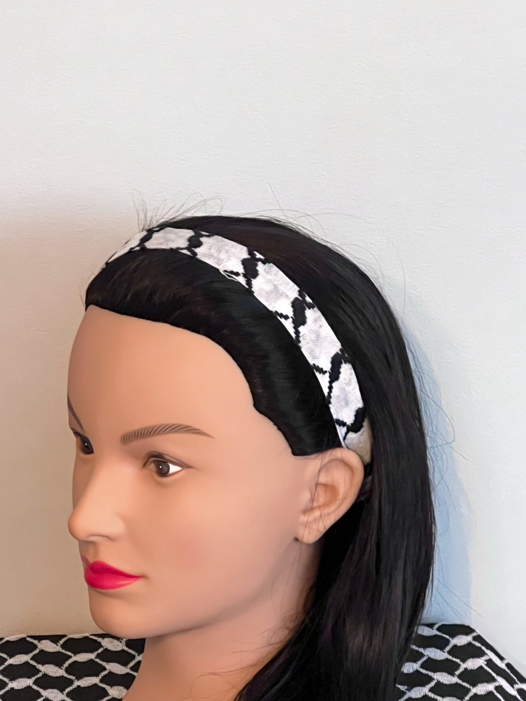 Palestinian Keffiyeh Headband, Authentic Fabric, Not Printed, With ...