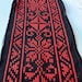 Red and Black Authentic Jordanian/palestinian Tatreez Embroidery, Made ...