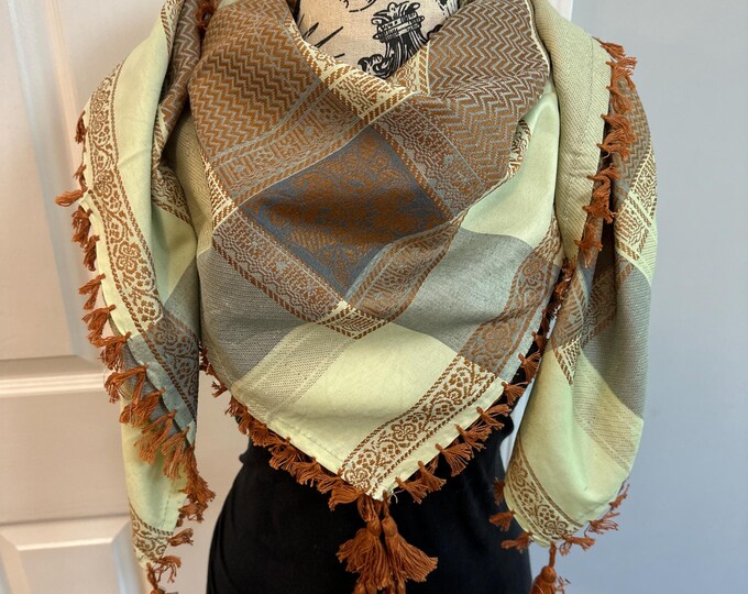 Keffiyeh | Shemagh Jordanian Palestinian Kuffiya | Shmagh | Arab Arafat ...