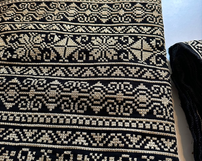 Red and Black Authentic Jordanian/palestinian Tatreez Embroidery, Made ...