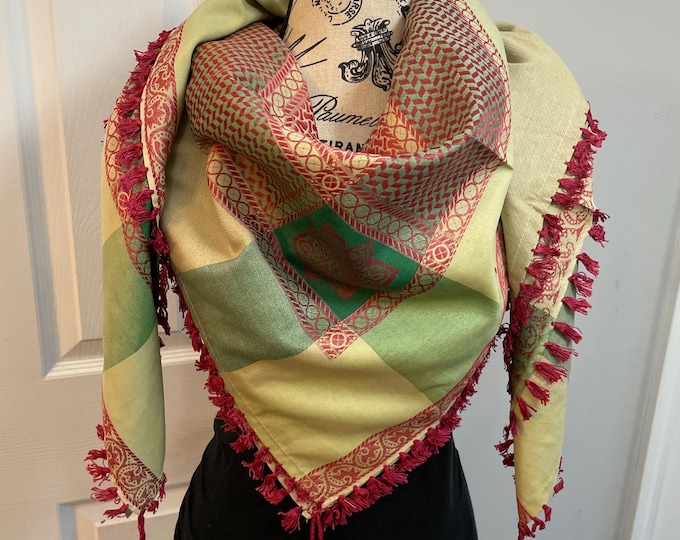 Keffiyeh | Shemagh Jordanian Palestinian Kuffiya | Shmagh | Arab Arafat ...