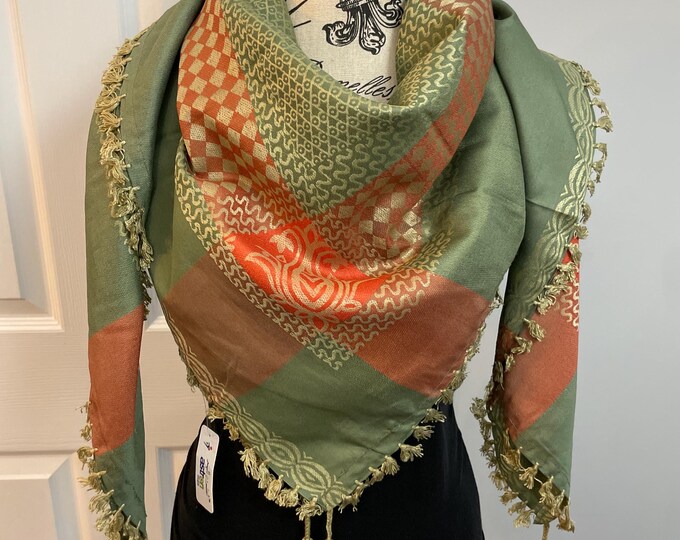 Keffiyeh | Shemagh Jordanian Palestinian Kuffiya | Shmagh | Arab Arafat ...