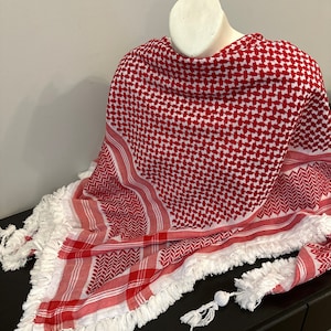 Keffiyeh Shemagh Ghutra High Quality Hadab Hand Tied in Jordan Tactical ...