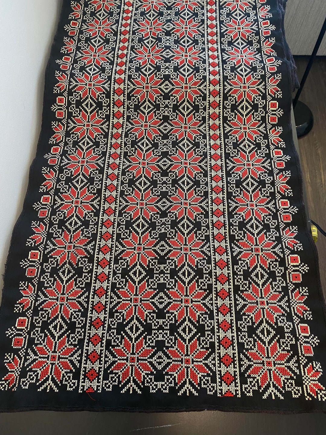 Authentic Jordanian/palestinian Tatreez Embroidery 19 to 20 Inches Wide ...