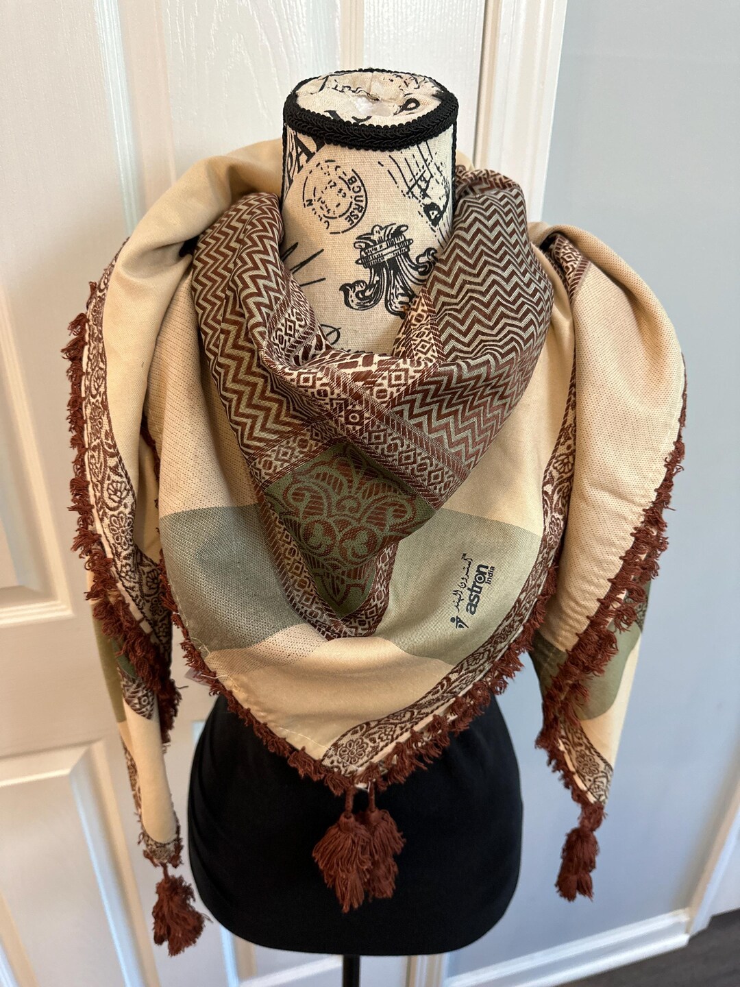 Keffiyeh | Shemagh Jordanian Palestinian Kuffiya | Shmagh | Arab Arafat ...