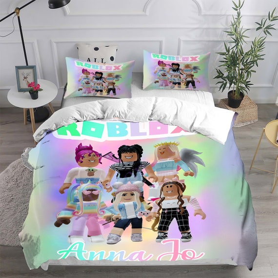 Roblox Girl Bedding Set Roblox Birthday Gift Roblox Gift - Etsy