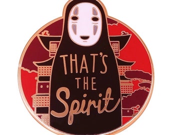 No Face Pin Spirited Away - Etsy