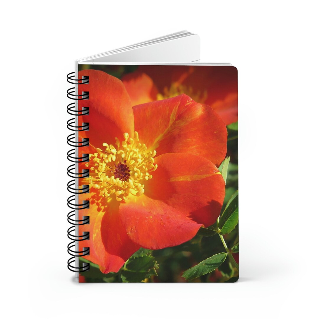 Copper Rose Spiral Notebook: 5x7 Lined Journal - Etsy