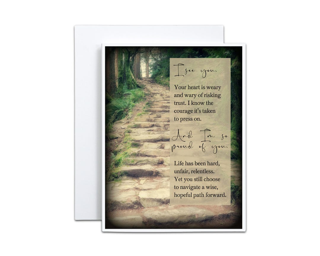 Sympathy Card, Ireland Waterfall Image, Inspirational Stationery - Etsy