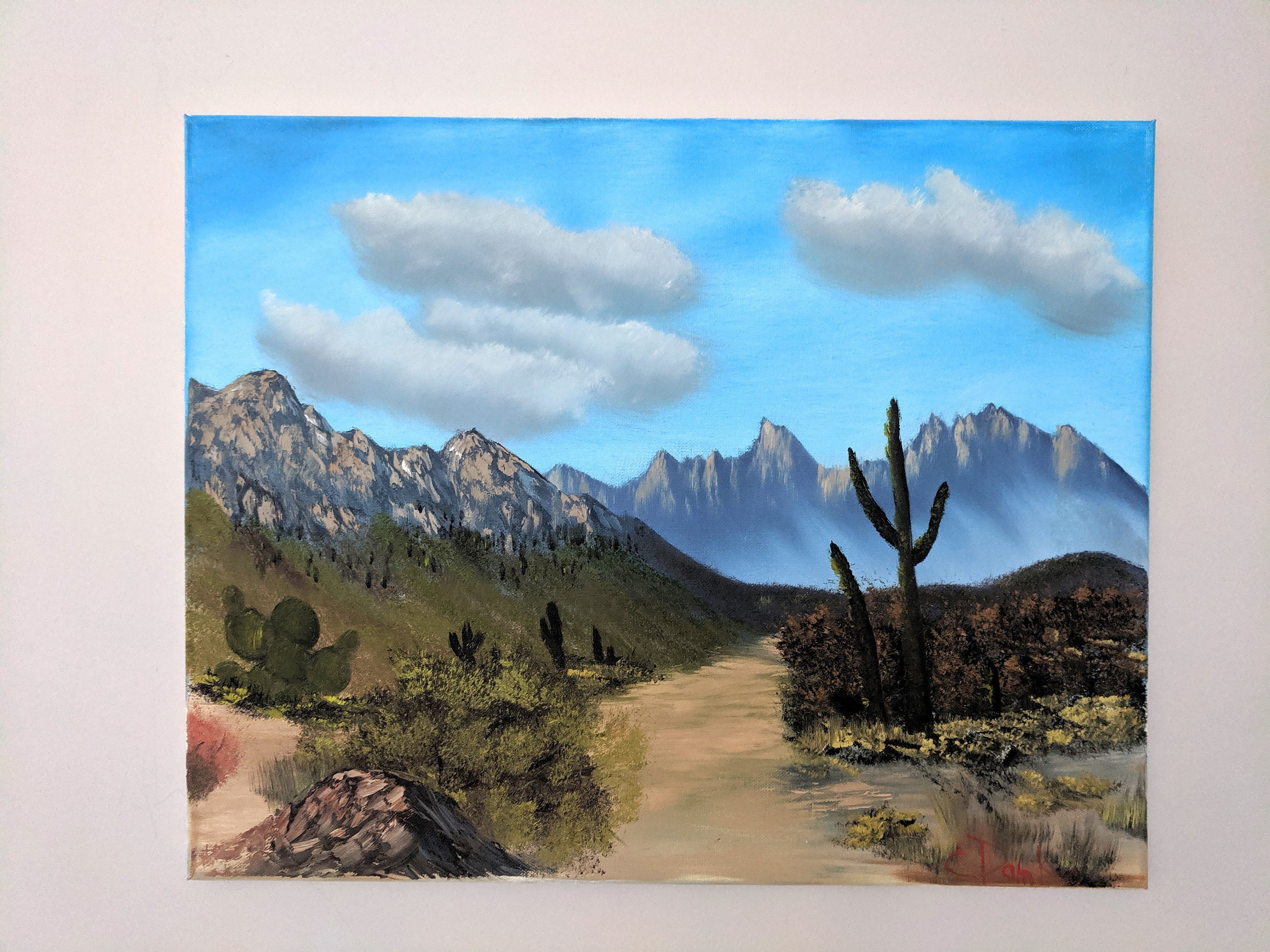 Mountain Path Painting