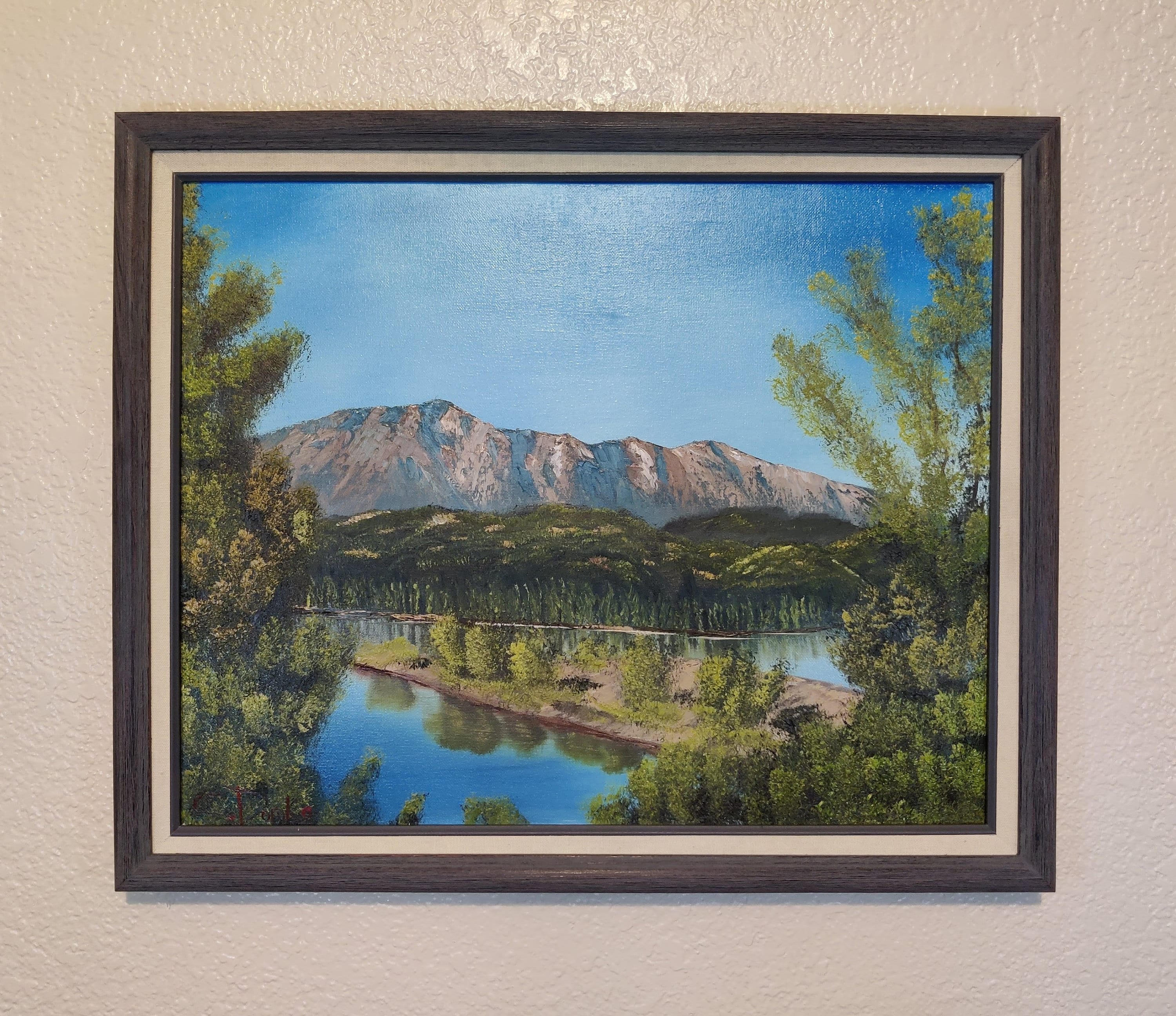 Spring Mountain Original Oil Painting - Etsy