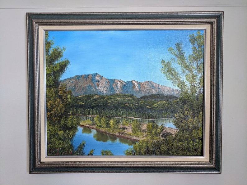 Spring Mountain Original Oil Painting - Etsy