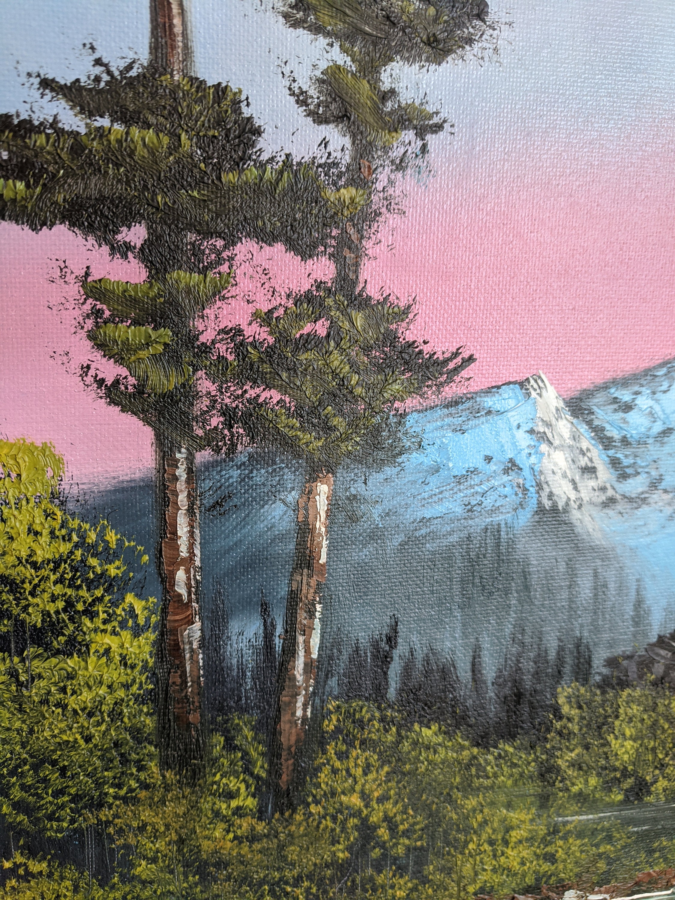 Hint of Springtime Oil Painting Bob Ross Replica - Etsy