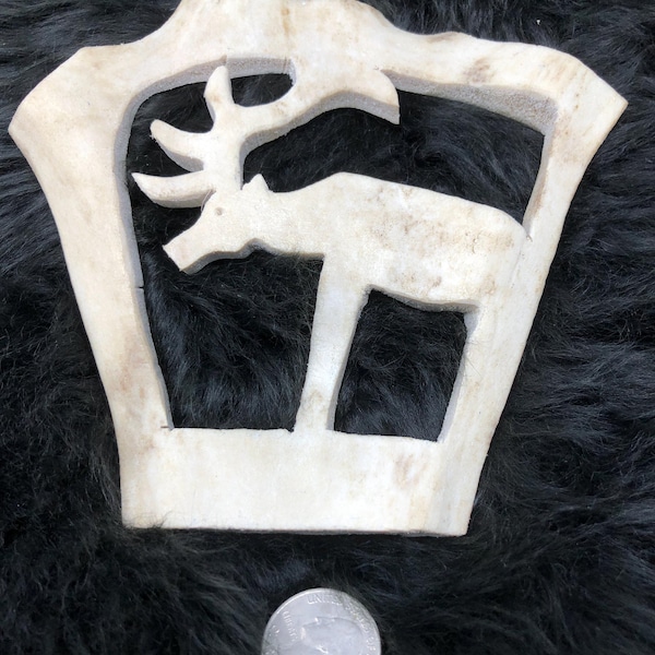 Hand Carved Antler - Etsy