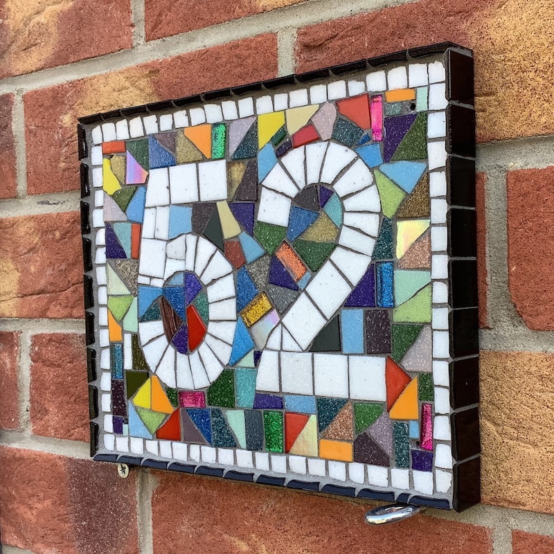 Outdoor Mosaic Plaque - Etsy UK