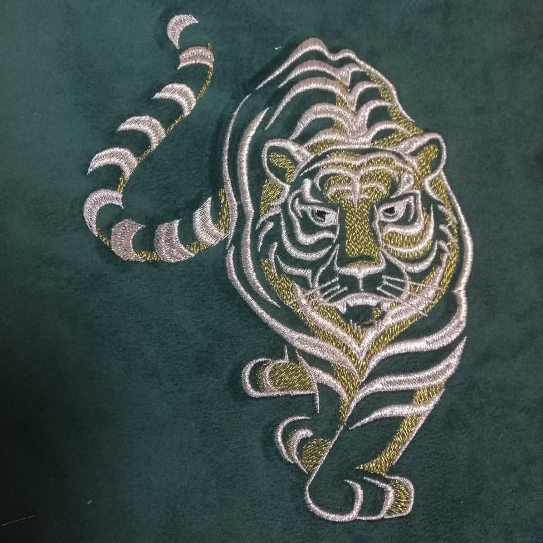 Symbol of 2022 Tiger Pes File. Predator Machine Embroidery Dst Jef ...