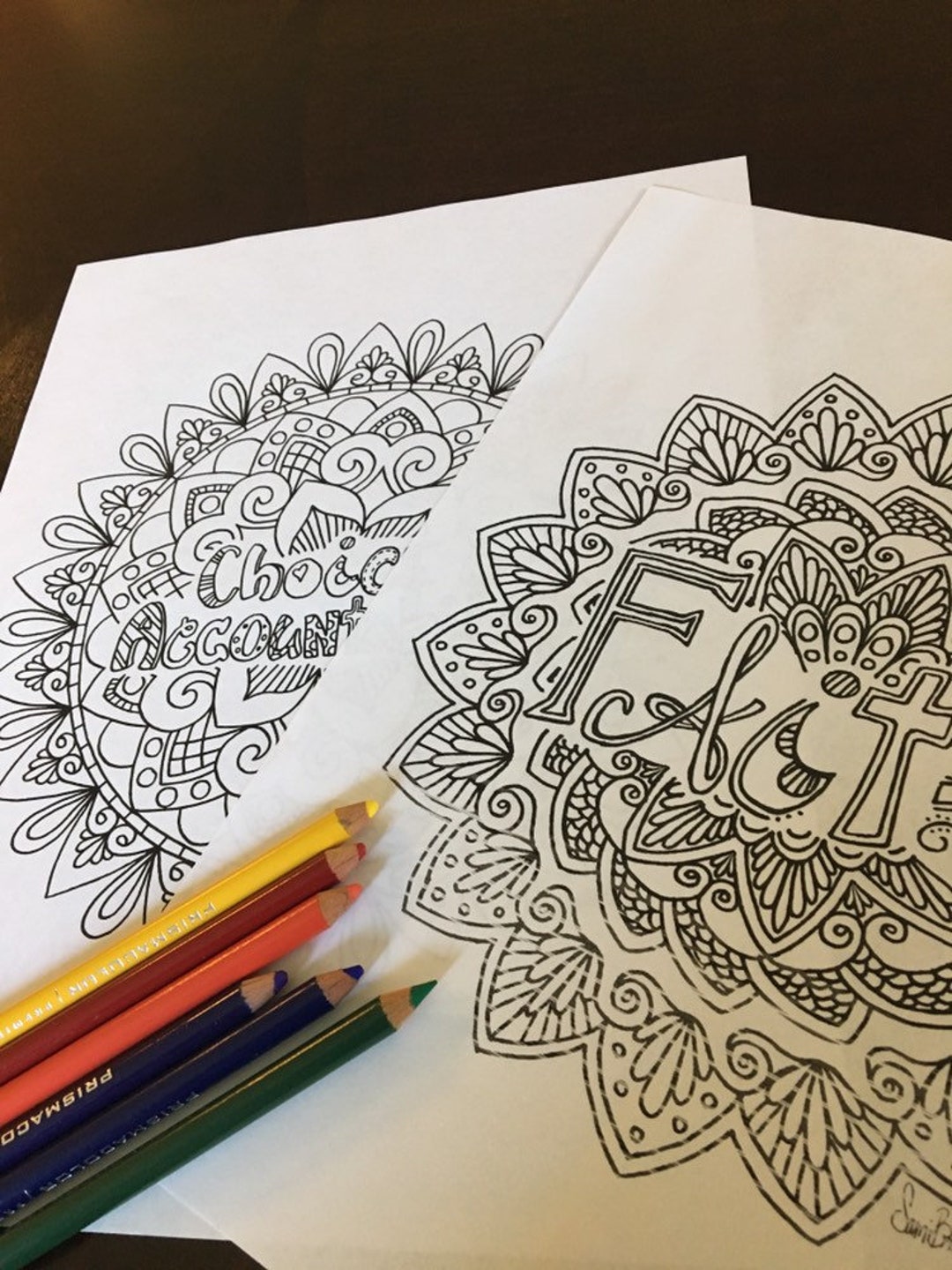 Young Women Values Coloring Pages - Etsy