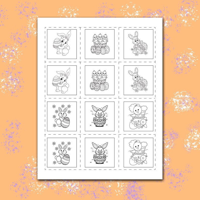 Printable Easter Matching Game Printable Easter Activity Easter ...