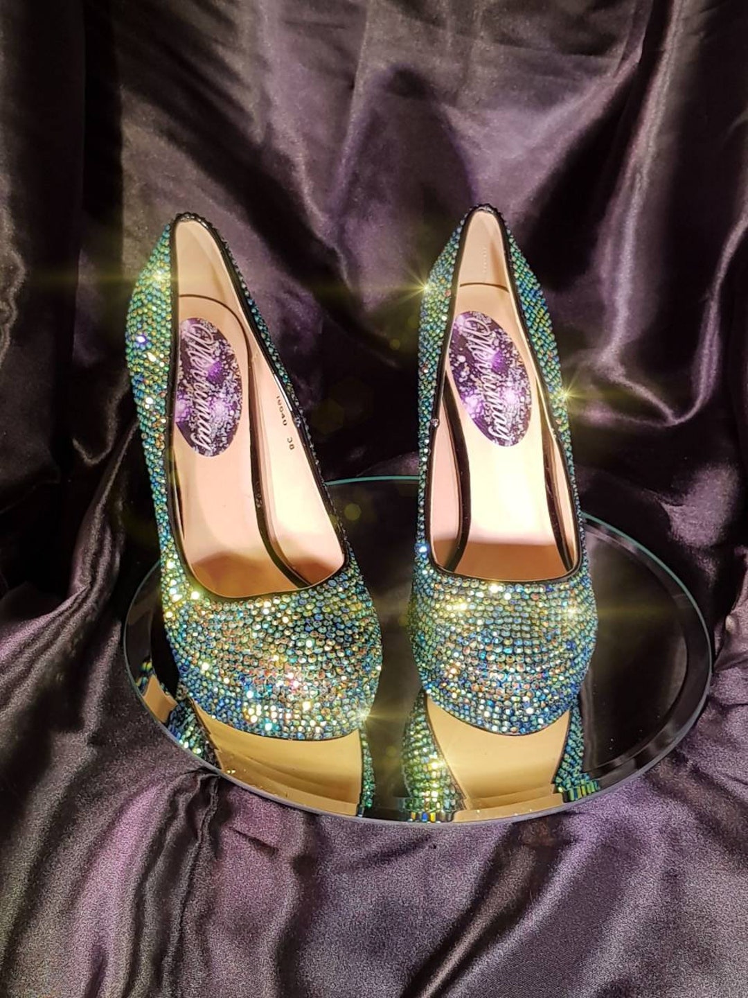 Classic Cinders Custom Made Crystal High Heels Pick Your - Etsy