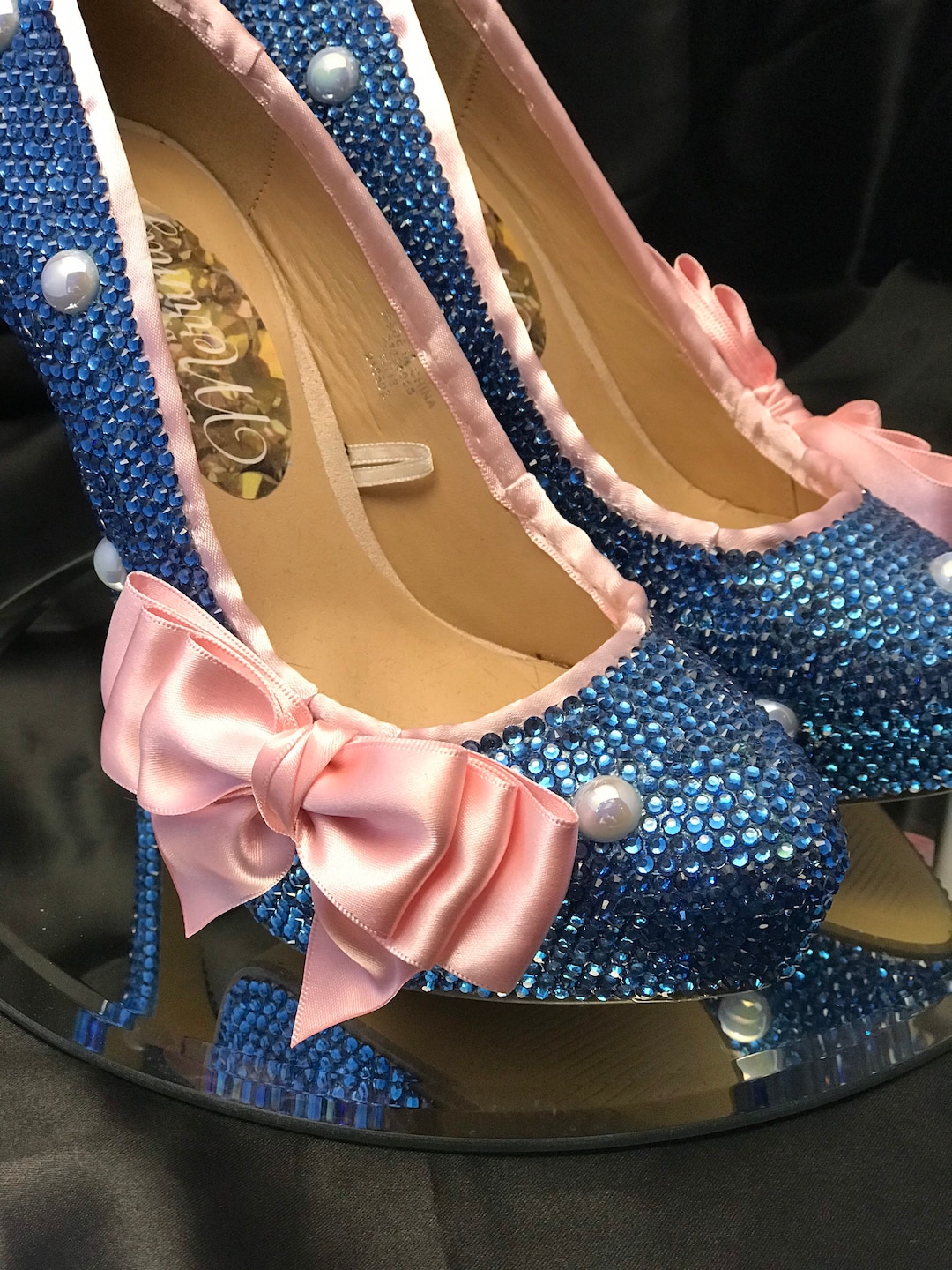 AZURE BLUE HIGH Heels | Ladies Day Shoes | Ascot High Heels | Cinders ...