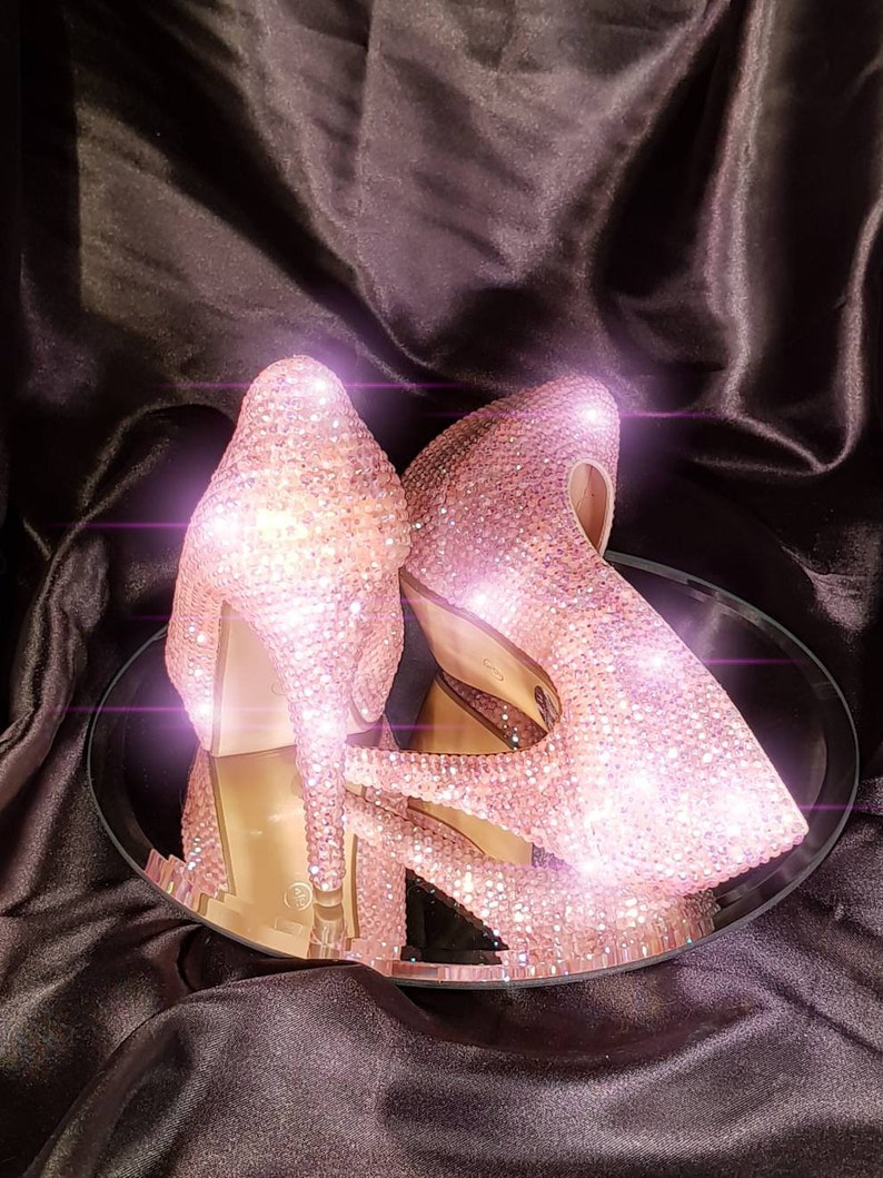 LUXURY CRYSTAL HEELS | Sparkle Heels Shoes | Designer Heels | Party ...