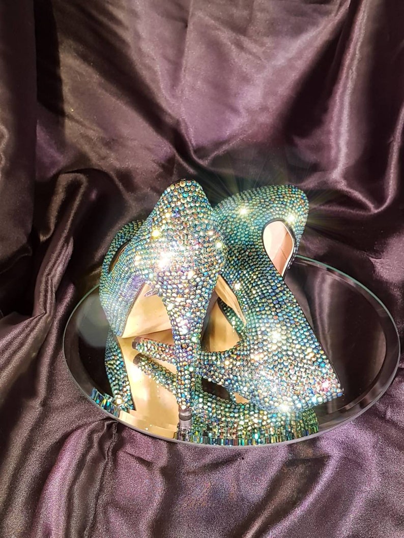 LUXURY CRYSTAL HEELS | Sparkle Heels Shoes | Designer Heels | Party ...