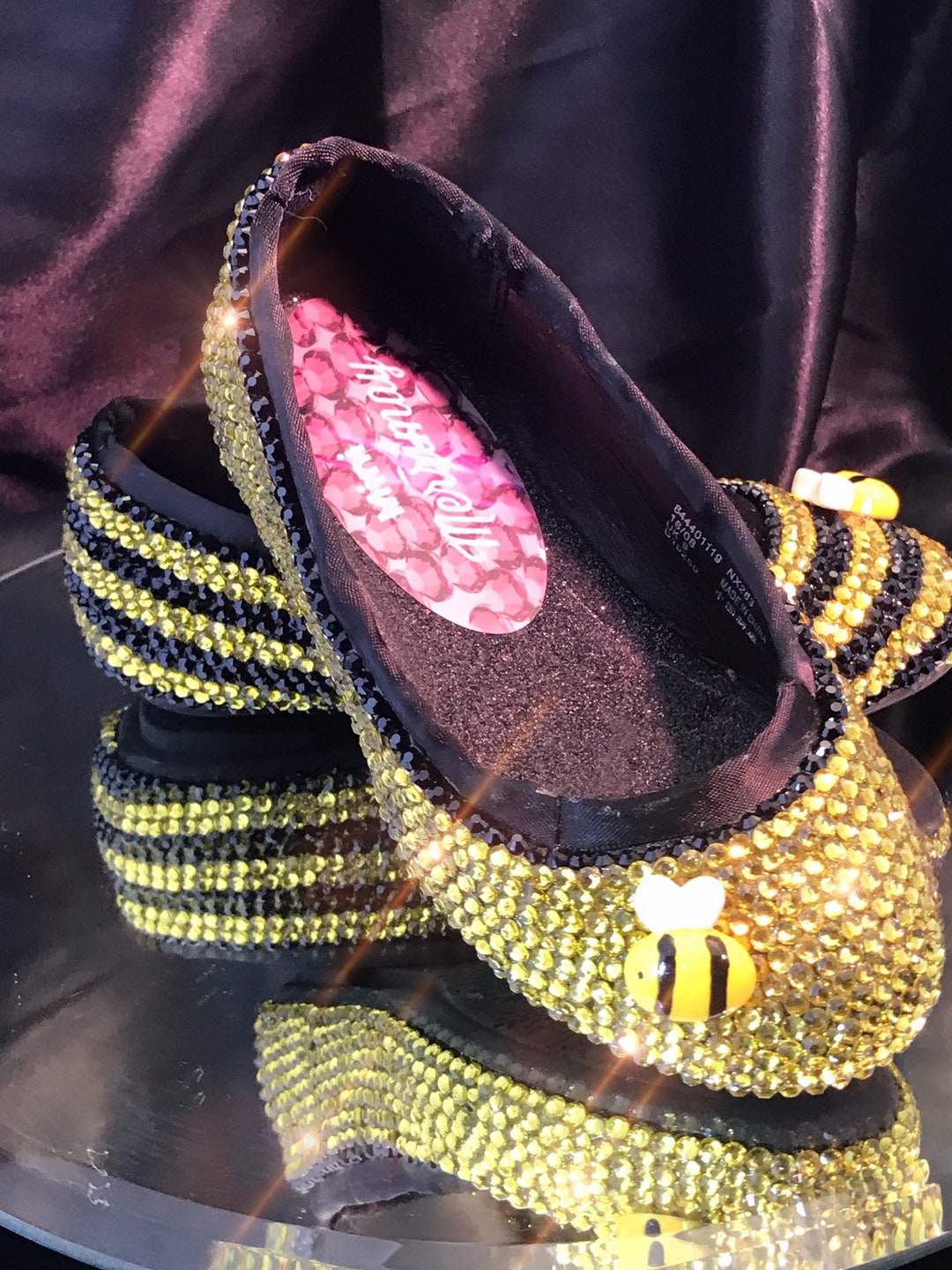 BEE HAPPY FLATS | Bee Themed Shoes | Bee Costume Shoes | Honey Bee ...