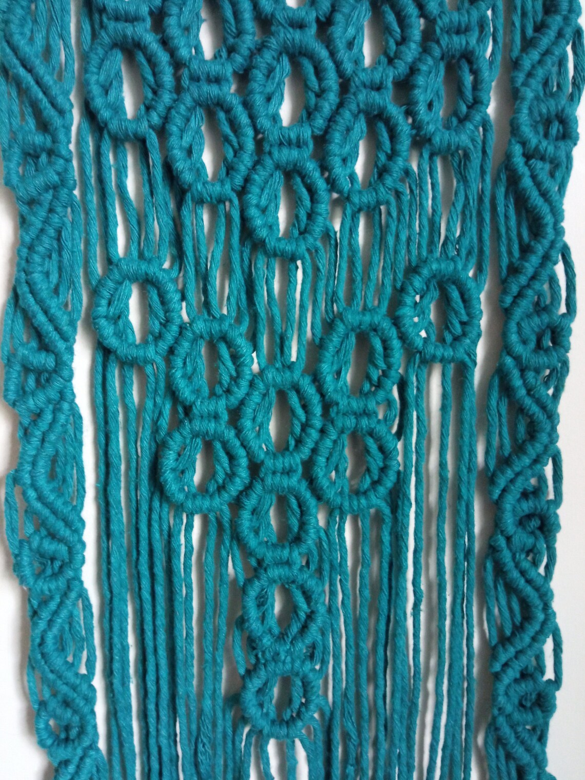 Blue Bubble Macrame Boho Home Decor Hoop Pattern Macrame - Etsy