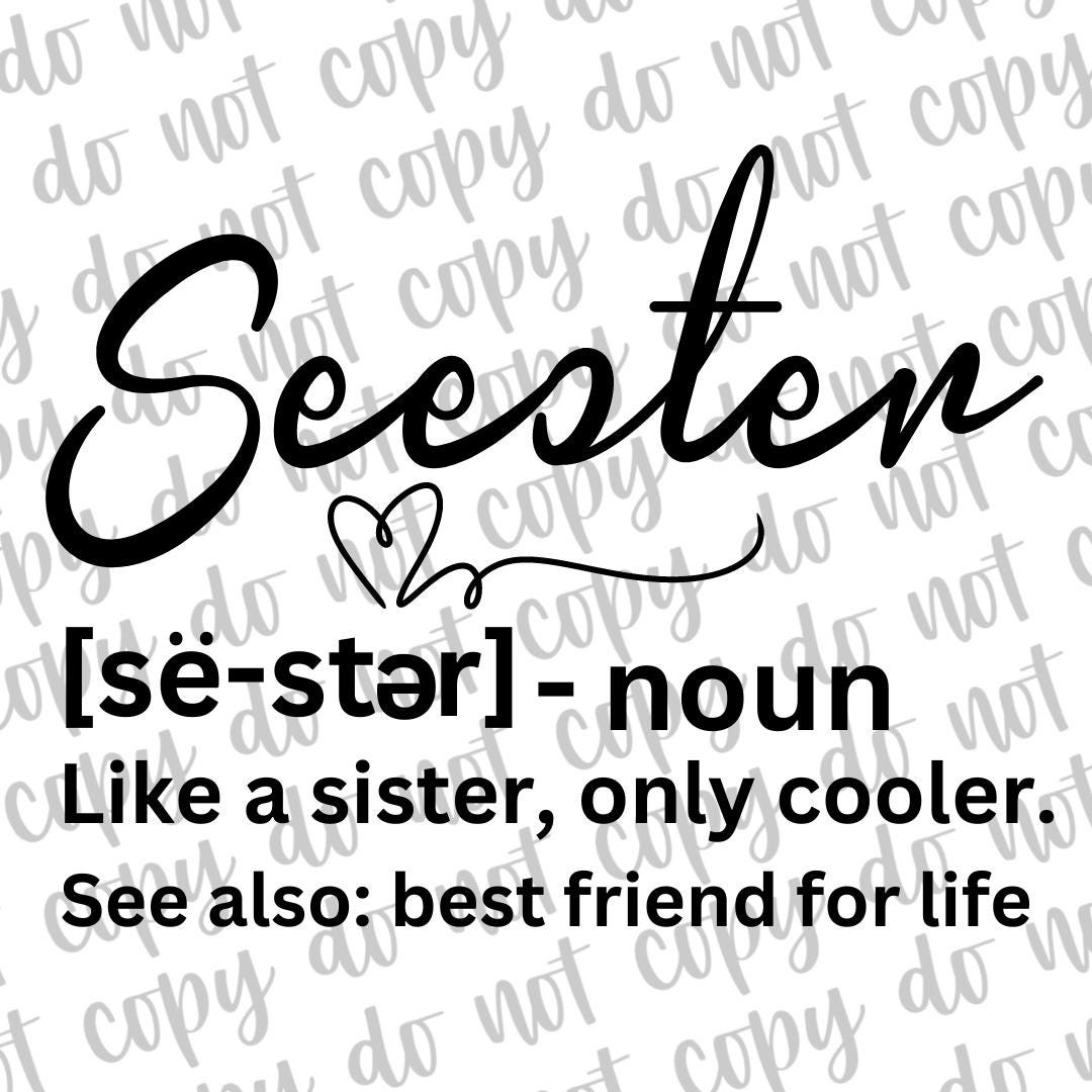 Seester Noun Image, Seester Definition Image, Funny Saying Seester ...