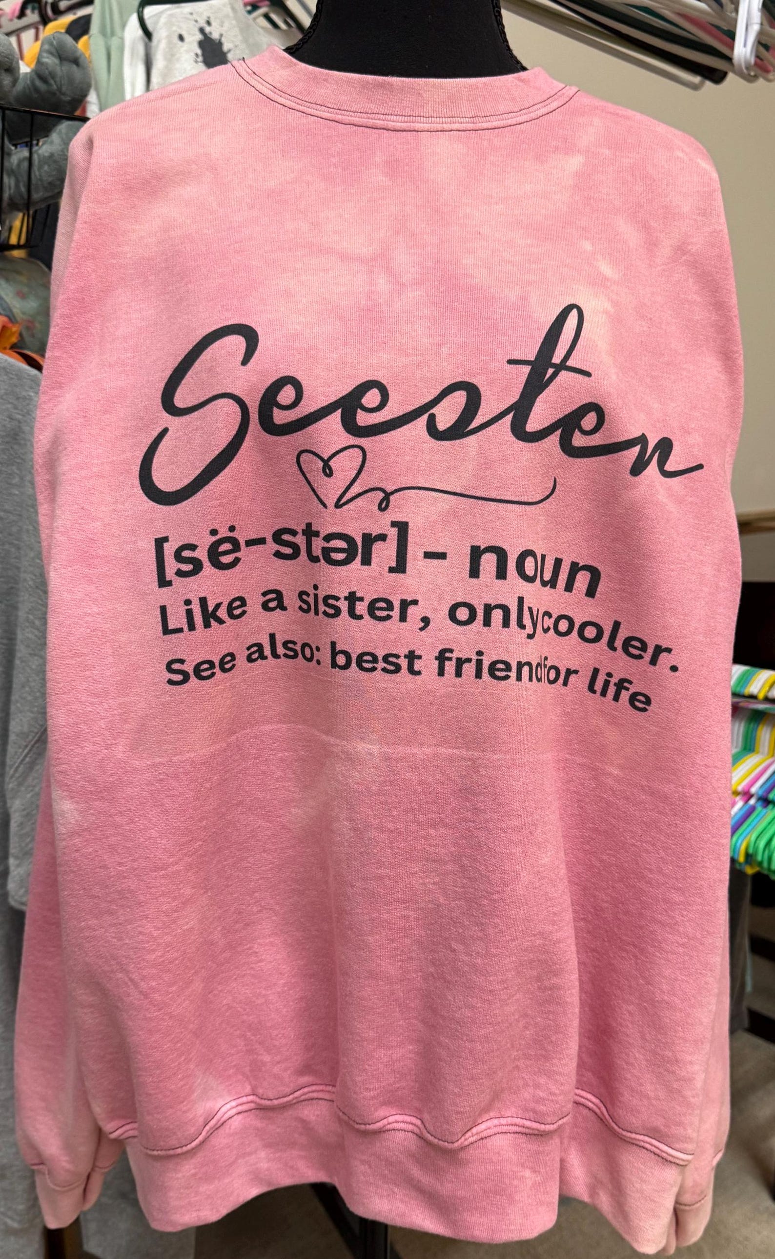 Seester Definition Shirt I Funny Best Friend Gift I Sister Friend Quote ...