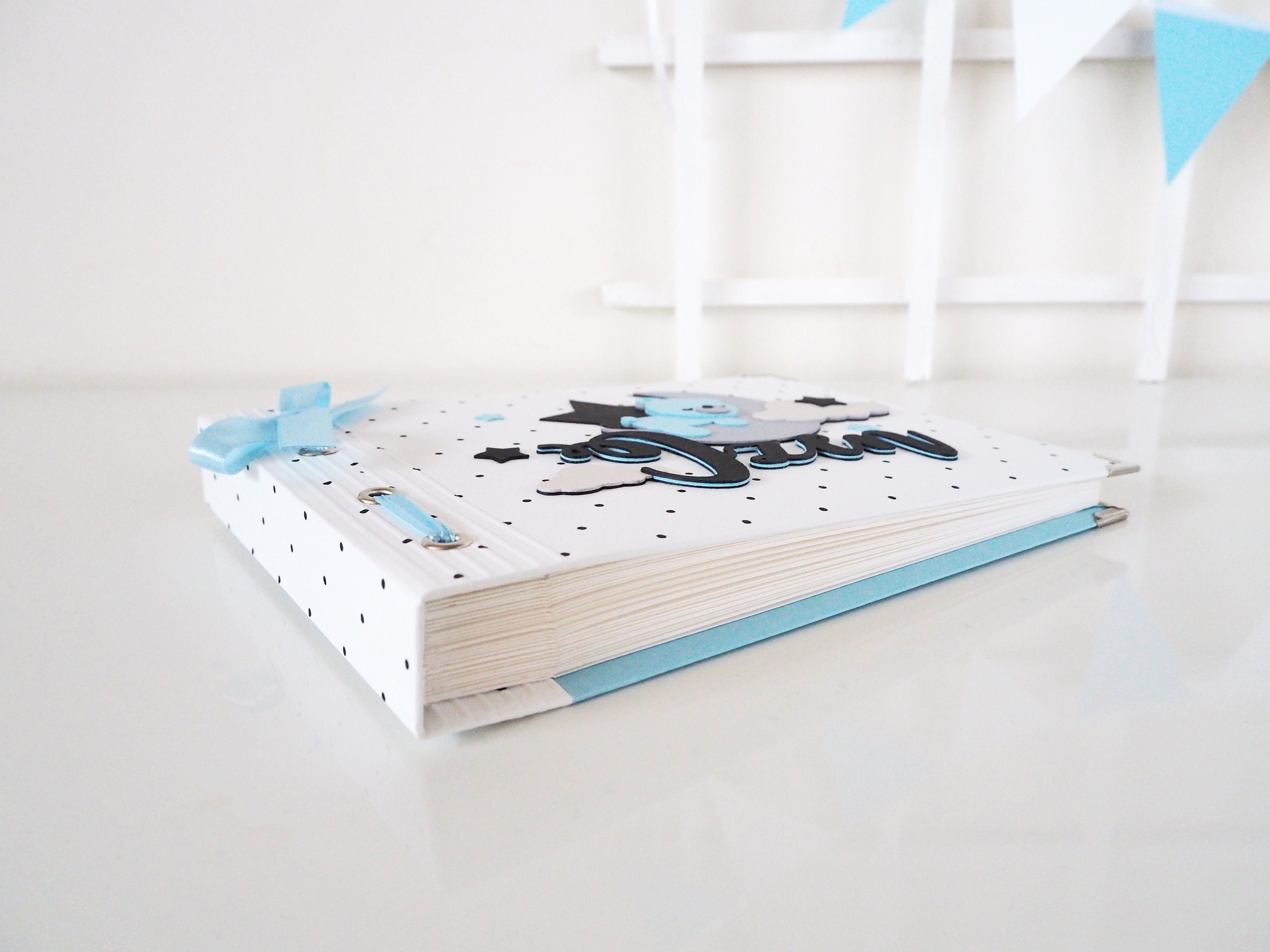 Handmade Personalised Wish Book Photo Album Christening - Etsy