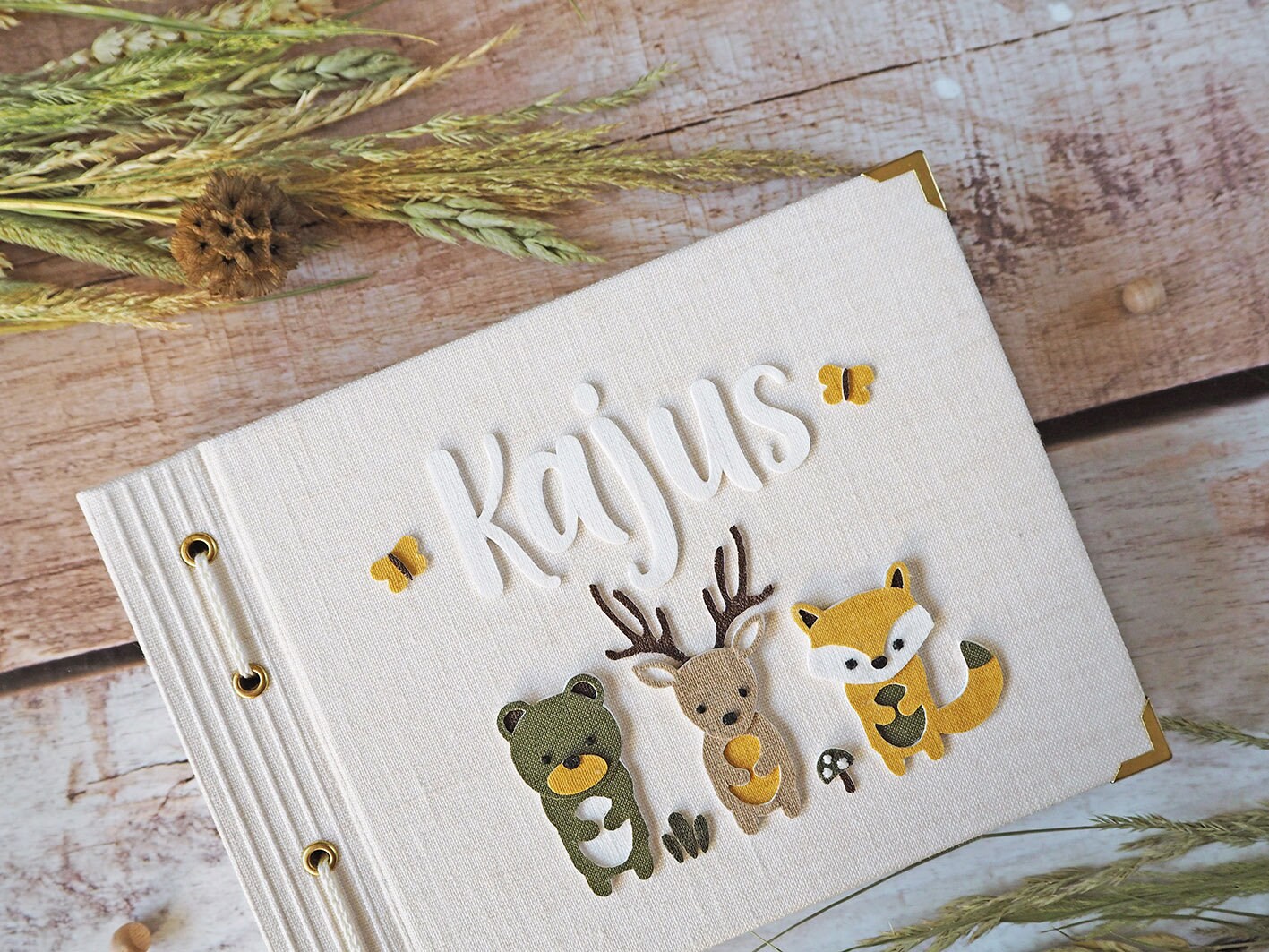 Handmade Personalised Photo Album | Baby Memory Book - Etsy